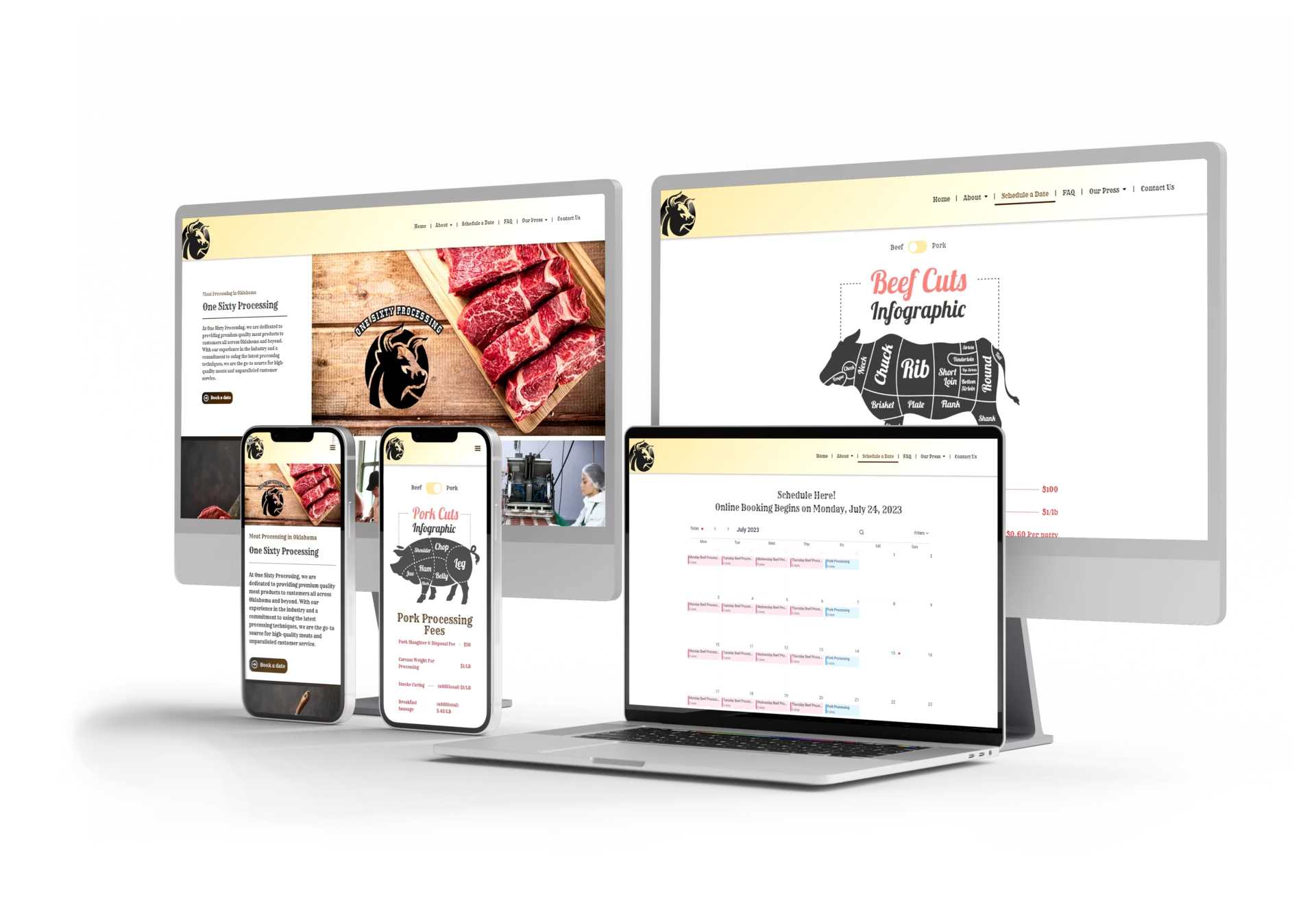Meat Processor Website Design | 44 Creative
